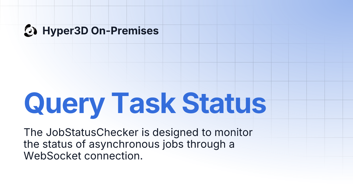Query Task Status | Hyper3D On-Premises